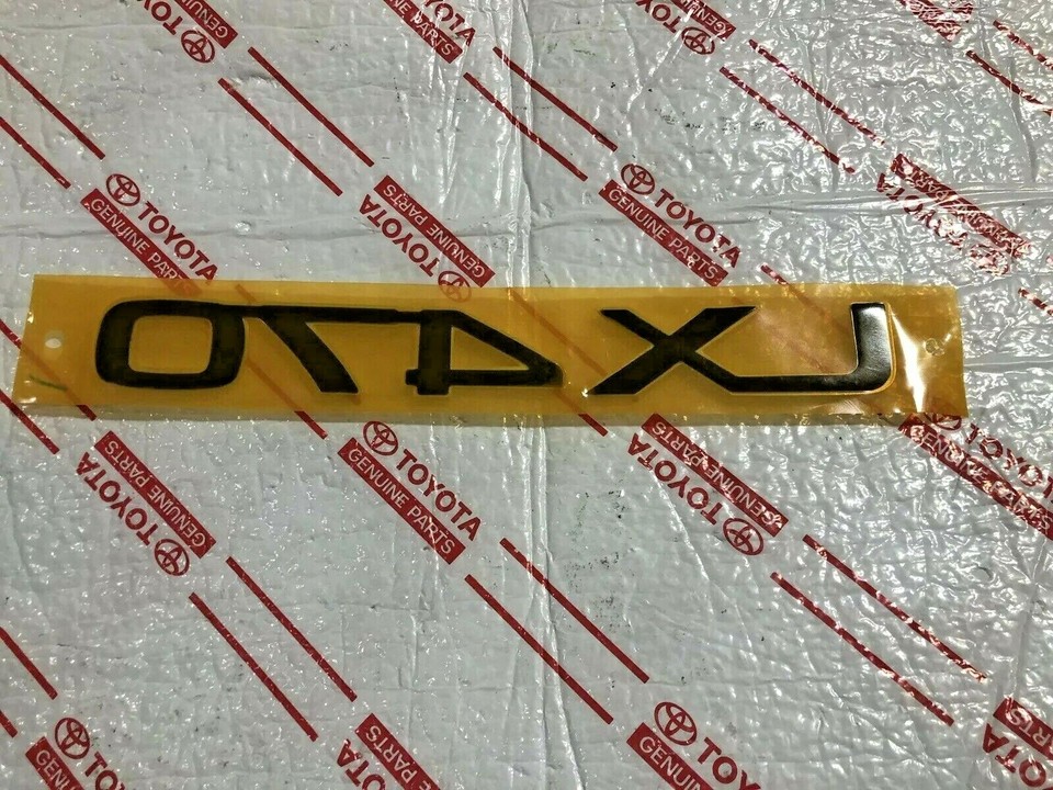*NEW LEXUS LX470 SCRIPT REAR TAILGATE DOOR CHROME TRUNK EMBLEM 1998 ...