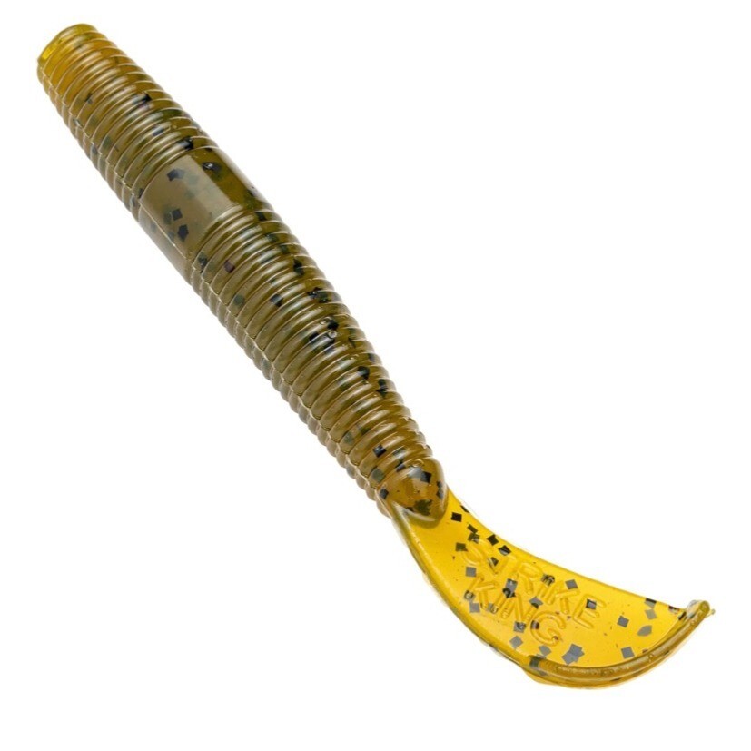 Strike King Rage Ned Worm Green Pumpkin 3’’ (9Pack) X 4Packs ...