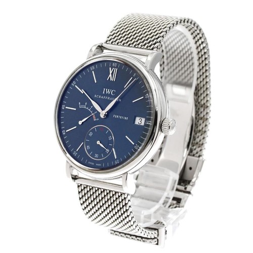 IWC Schaffhausen IW510116 Portofino Hand-Wind Eight Days Hand-Wind Men ...