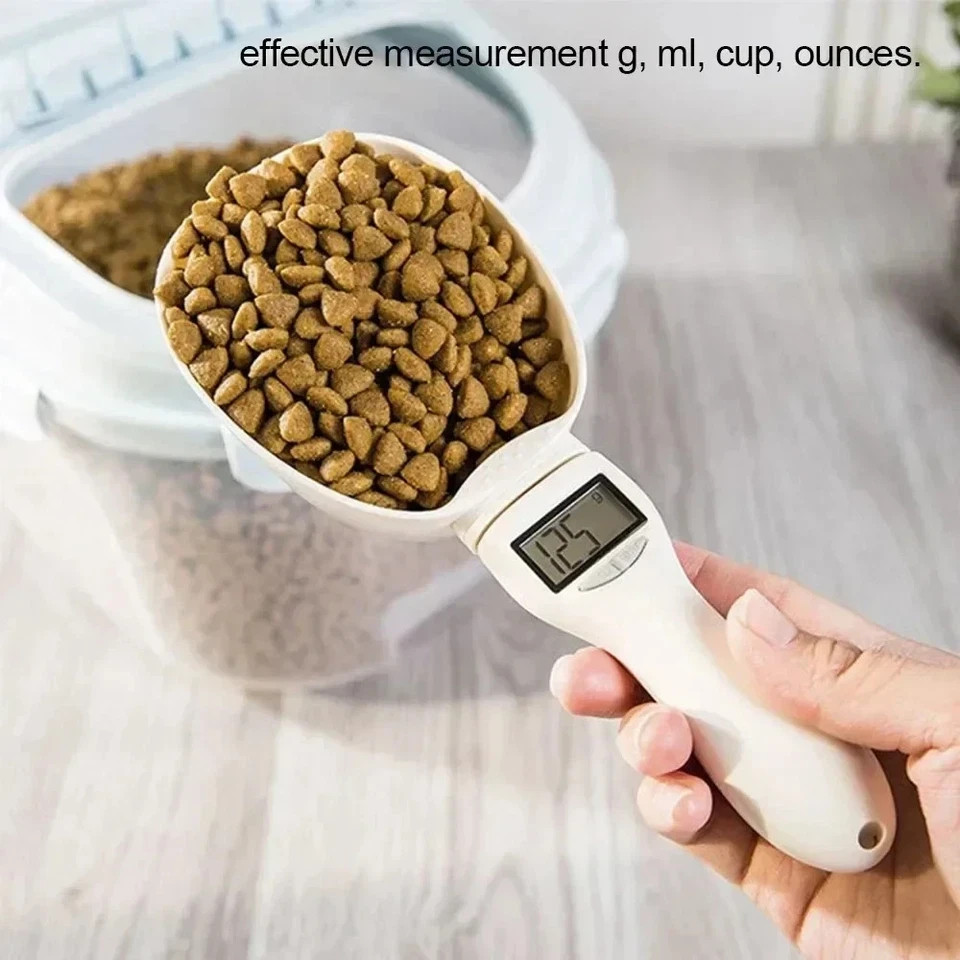 Food Measuring Scoop Scale With LCD Screen Digital Weighing Spoon 800g ...