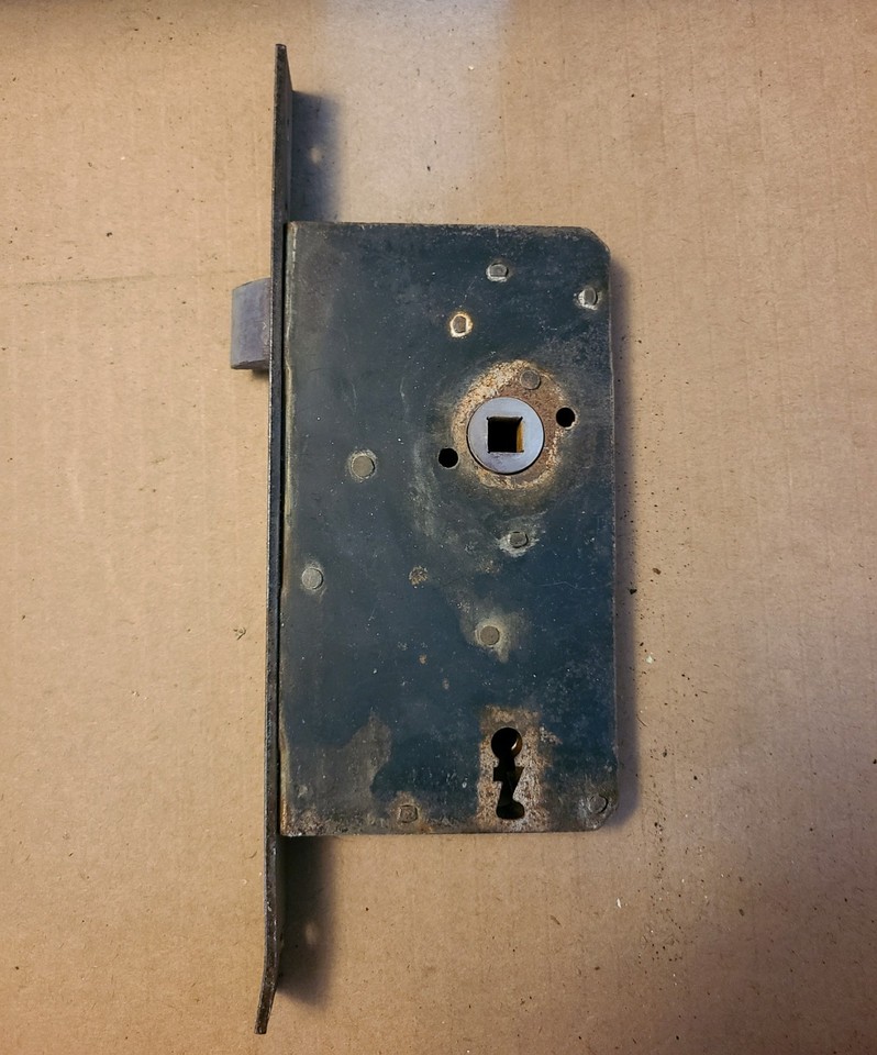 Lot of 4 Antique Large 9" Mortise Door Lock Bolts Yale RHC Penn Mixed ...