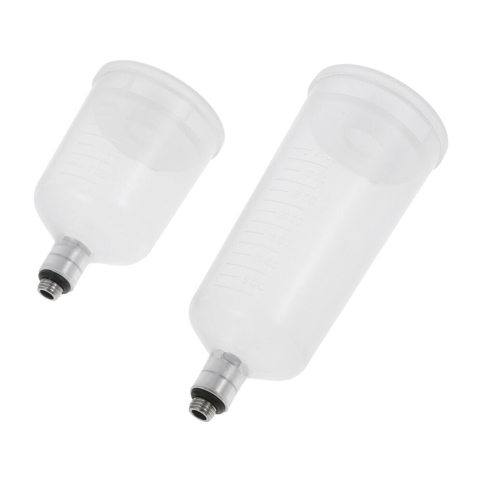 2 Count Split Spray Brush Cup Set Paint Container Airbrush Pot ...