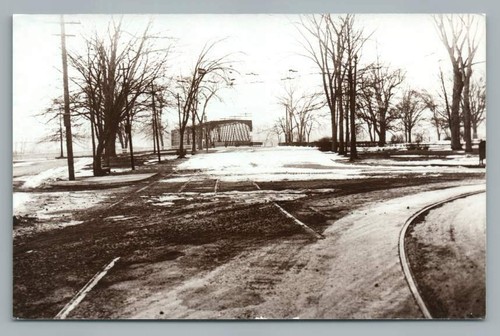 North End Bridge Approach WEST SPRINGFIELD MA Photo RPPC Vintage ...