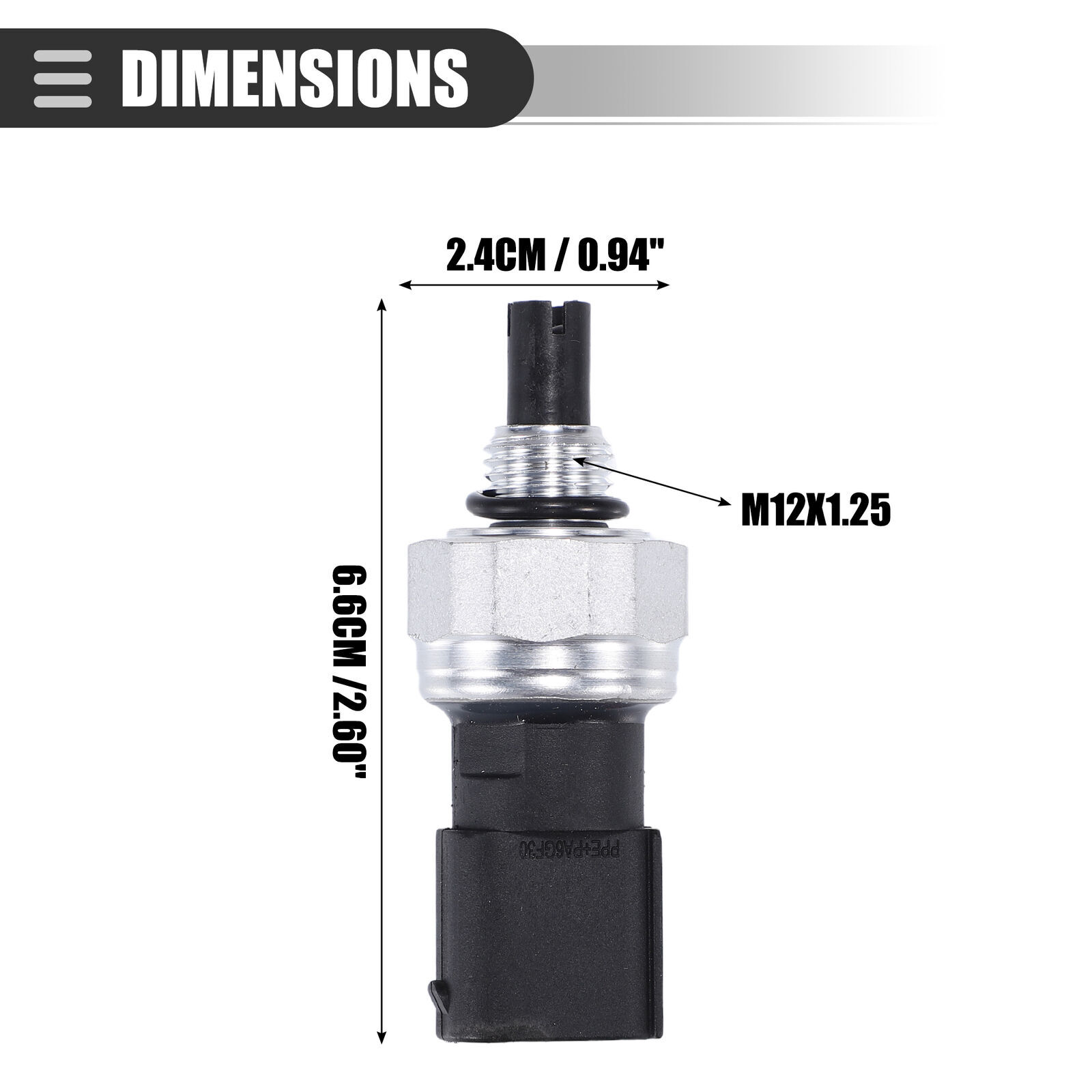 For Mercedes-Benz A/C Temperature Pressure Switch Sensor A2038300472 ...