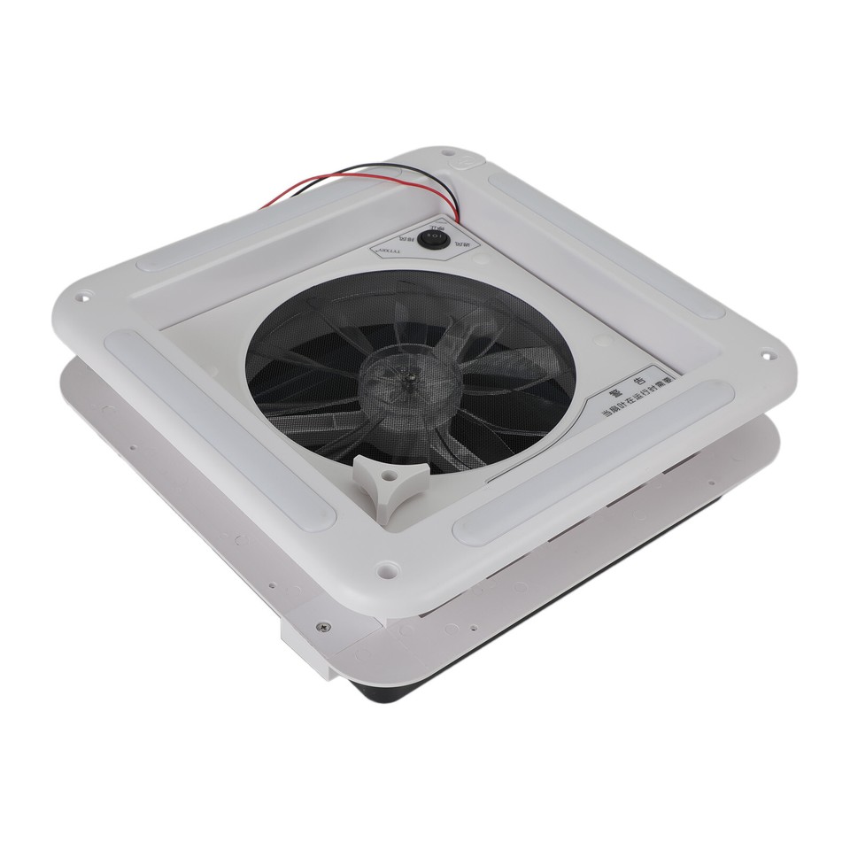 11" RV Caravan Roof Vent Forward & reverse motor RV Fan 12V Skylight ...
