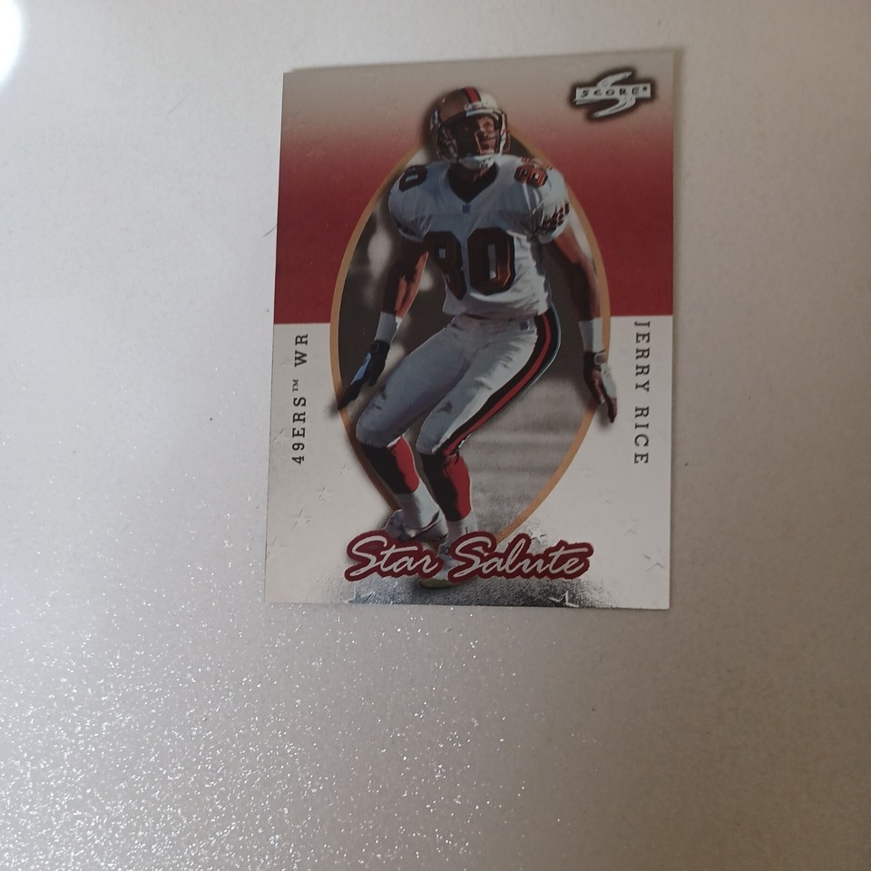 1998 Score Star Salute #20 Jerry Rice HOF | eBay