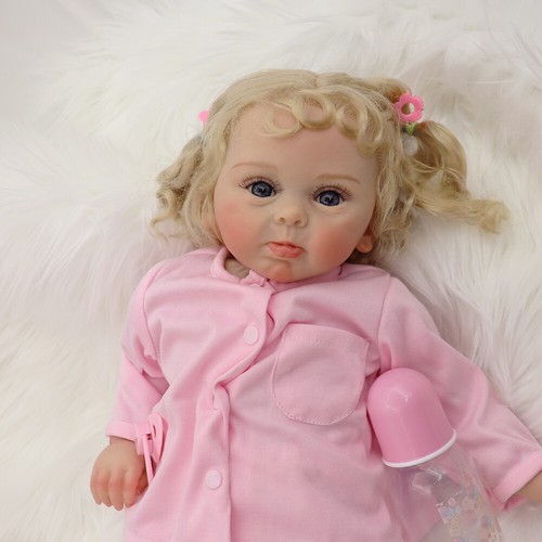 Lovely 24 Inch Reborn Baby Dolls Handmade Vinyl Newborn Toddler Girl ...