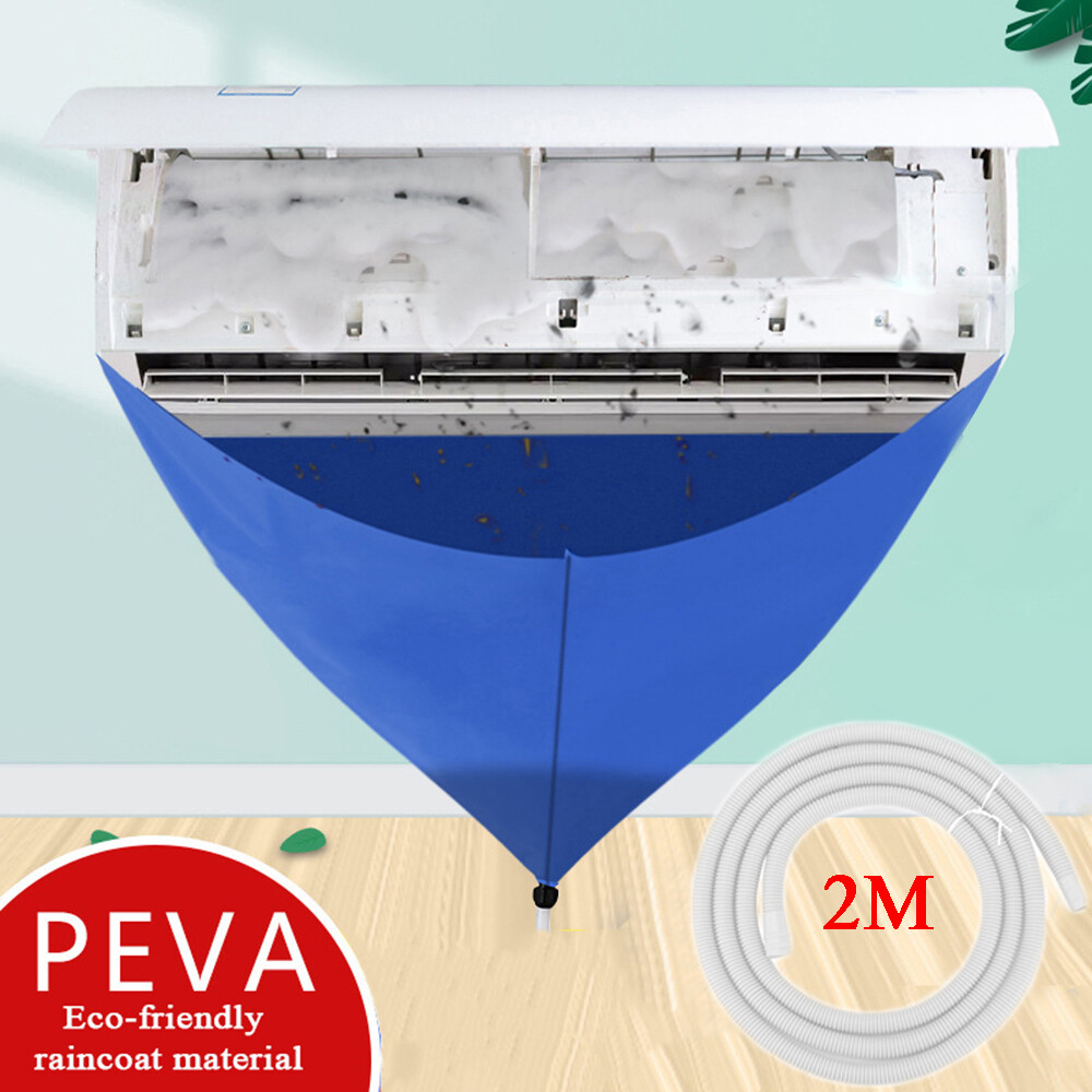 Air Conditioner Cover Washing Cleaning Dust Waterproof Protector ...