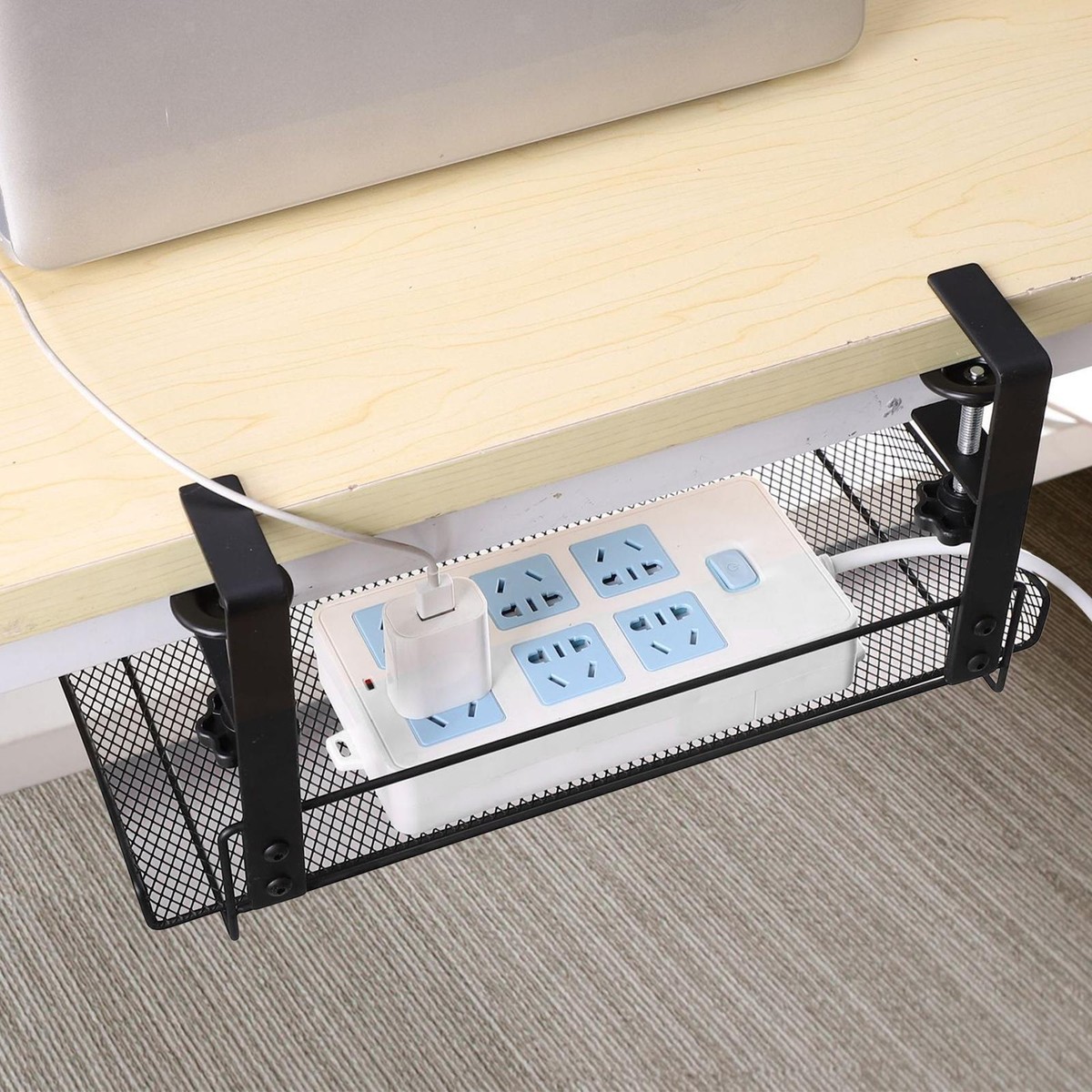 Under Table Wire Organizer Under Desk Cable Management | NeatTech