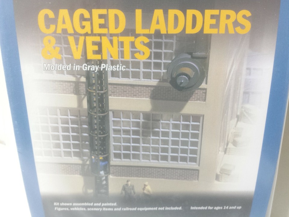 Caged Ladders & Vents -- Kit - 5 Each Ladders & Vents Walthers 933-3515 ...