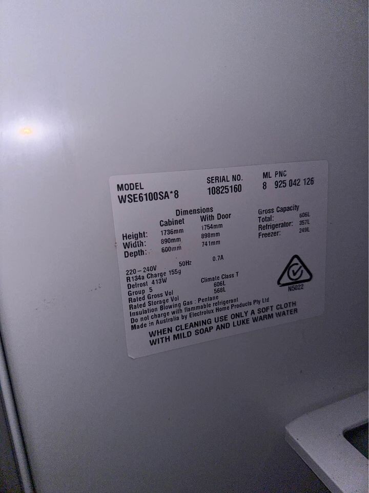 Westinghouse WSE6100SA*8 fridge freezer - all parts available! | eBay ...