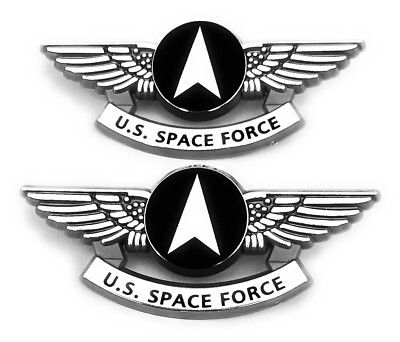 SPACE FORCE PILOT PINS SILVER WINGS PINS | eBay