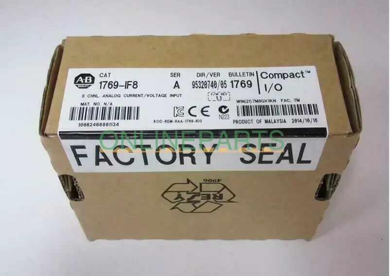 New Factory Sealed AB 1769-IF8 / A CompactLogix 8 Pt Analog Input ...