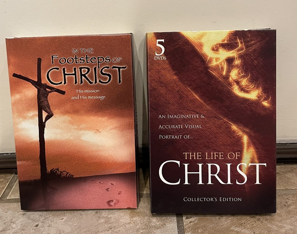 NEW The Life Of Jesus 10 DVDs 12 Hours Life Of Christ In The Footsteps ...