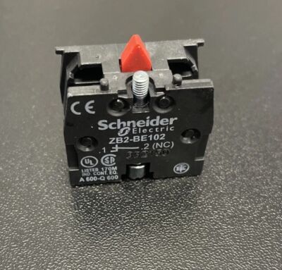 Schneider ZB2-BE102 NC Contact block (normally closed) | eBay