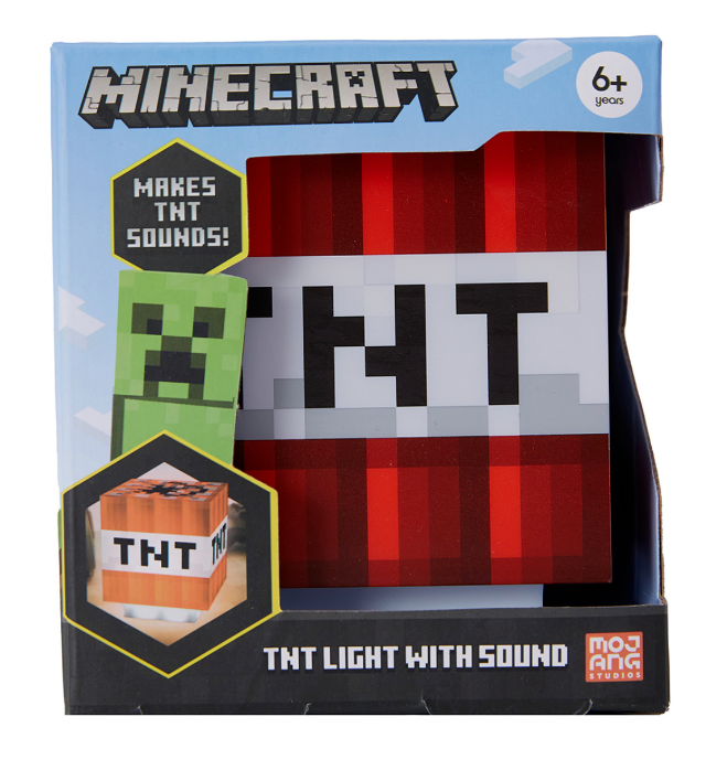 Minecraft Light Lamp Creeper TNT PIG Light Kids Fun Toy Gamer Gift | eBay