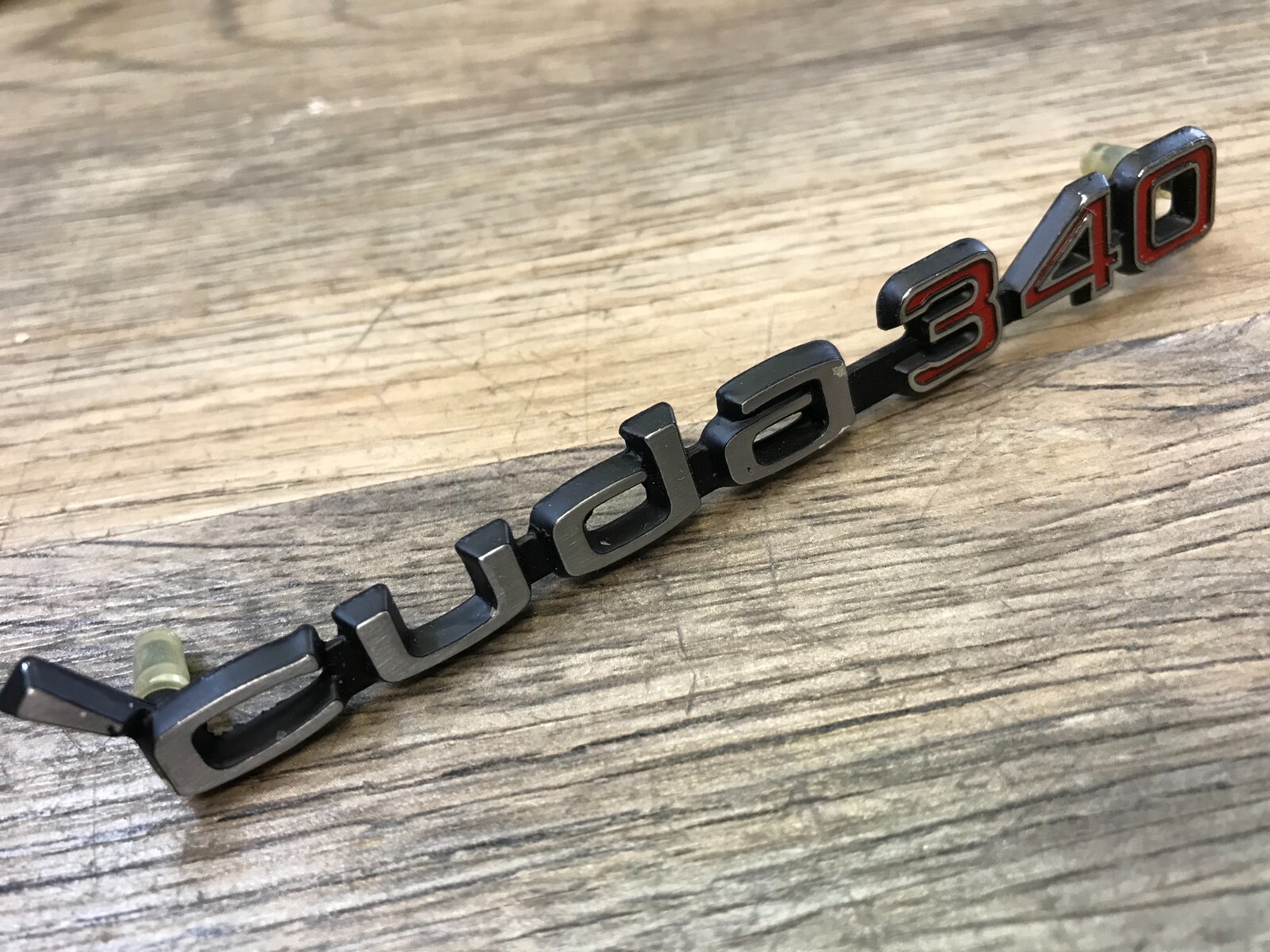 MOPAR NOS 1970 1973 PLYMOUTH CUDA HOOD EMBLEM (VARY RARE) for sale ...