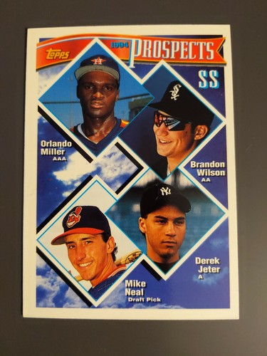 1994 Topps Derek Jeter PROSPECTS SS Card #158 NY Yankees Original | eBay