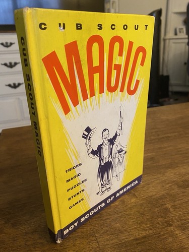 Vintage Cub Scout Magic Book, Excellent Beginner’s Tricks, Boy Scouts ...