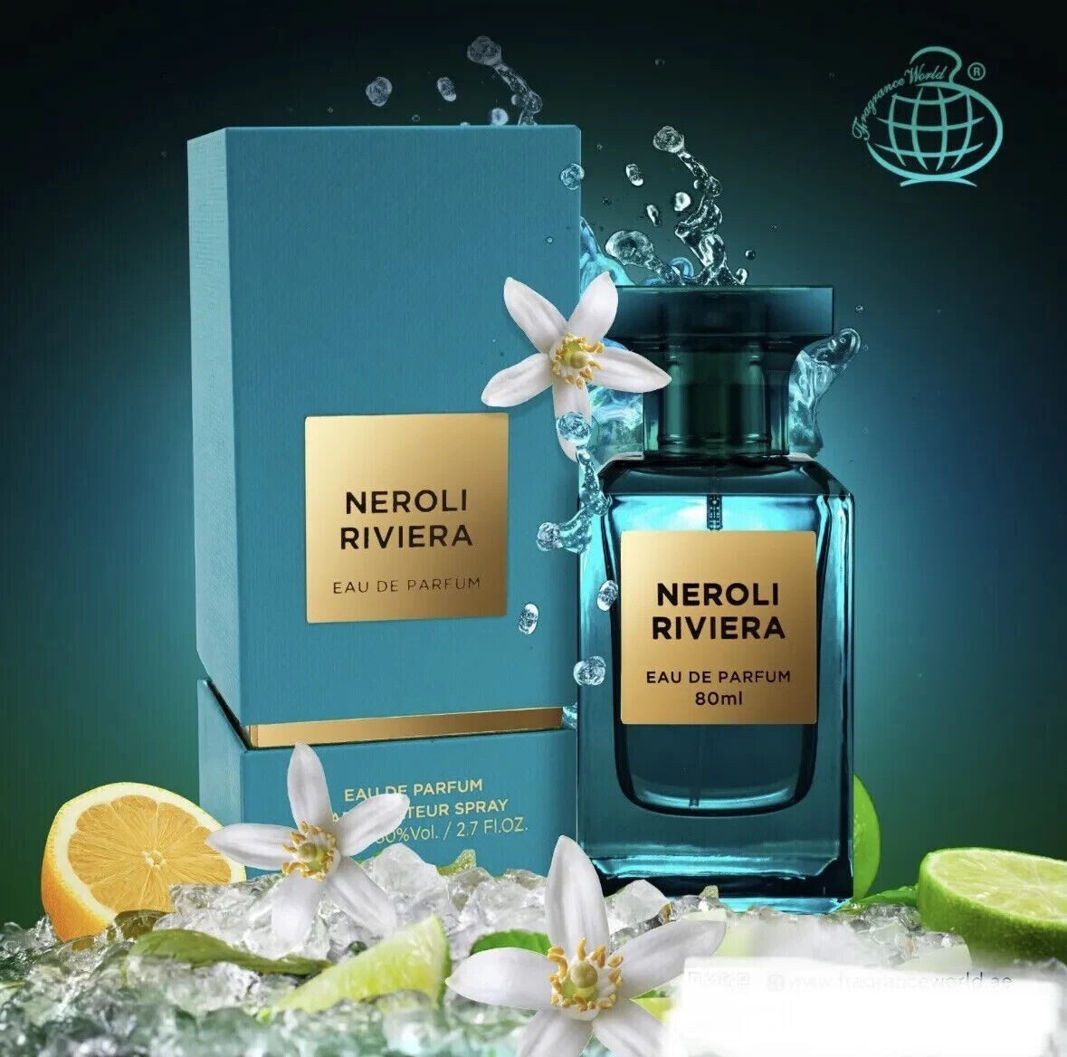 Neroli Riviera Eau DeParfum 80ml by Fragrance World Citrus Neroli Unisex Perfume | eBay UK