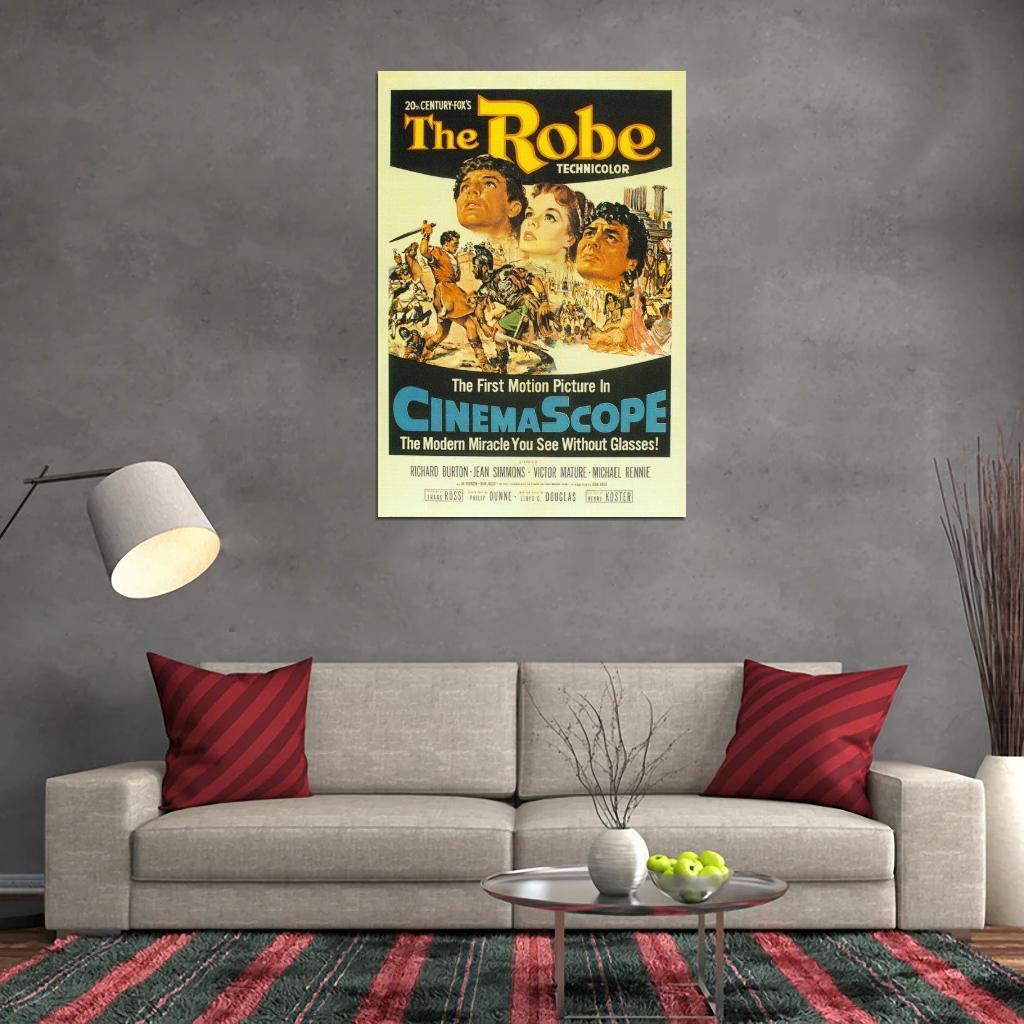70923 The Robe Movie Richard Burton, Jean Simmons Wall 24x18 POSTER ...
