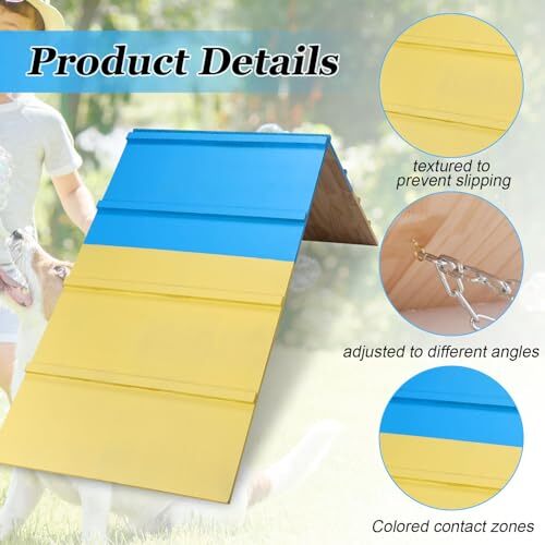 Dog Agility Equipment 83.5 x 23.6 Inch Agility A-Frame Agility Training ...