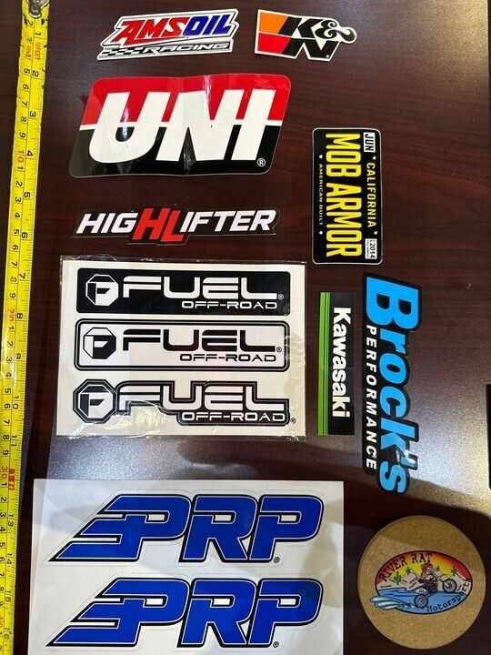 Racing Sticker Performance PRP FUEL UNI K&N AMSOIL MOB ARMOUR (SET #2 ...