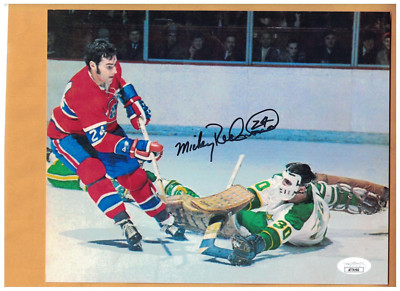 MICKEY REDMOND AUTOGRAPHED MONTREAL CANADIANS 8x10 PHOTO SIGNED JSA ...