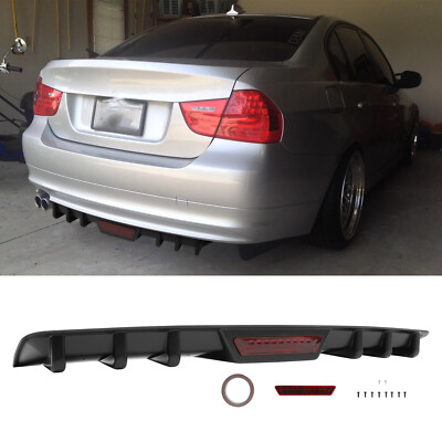 For 3 Series E90 E92 325I 328I 330I Rear Bumper Diffuser Spoiler ...