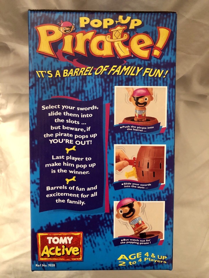 Tomy Pop Up Pirates New Vintage Boxed Children’s Game | eBay Australia
