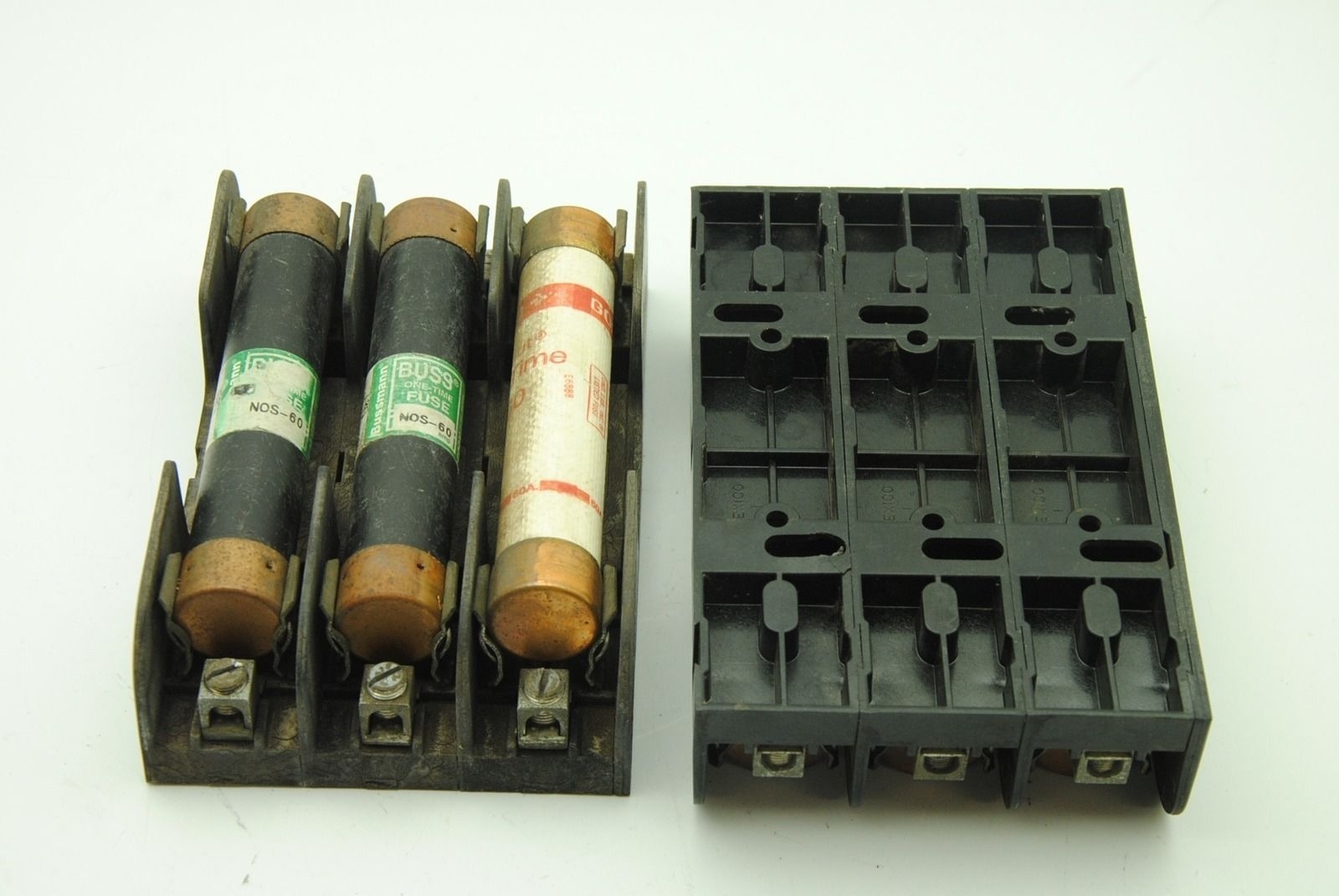 GOULD SHAWMUT 60603, Fuse Holder Block, 600V 60A 3 Pole, Lot of 2 | eBay