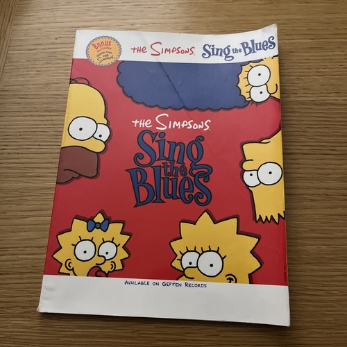 The Simpsons Sing The Blues Sheet Music Piano Songbook 1990 Book ...