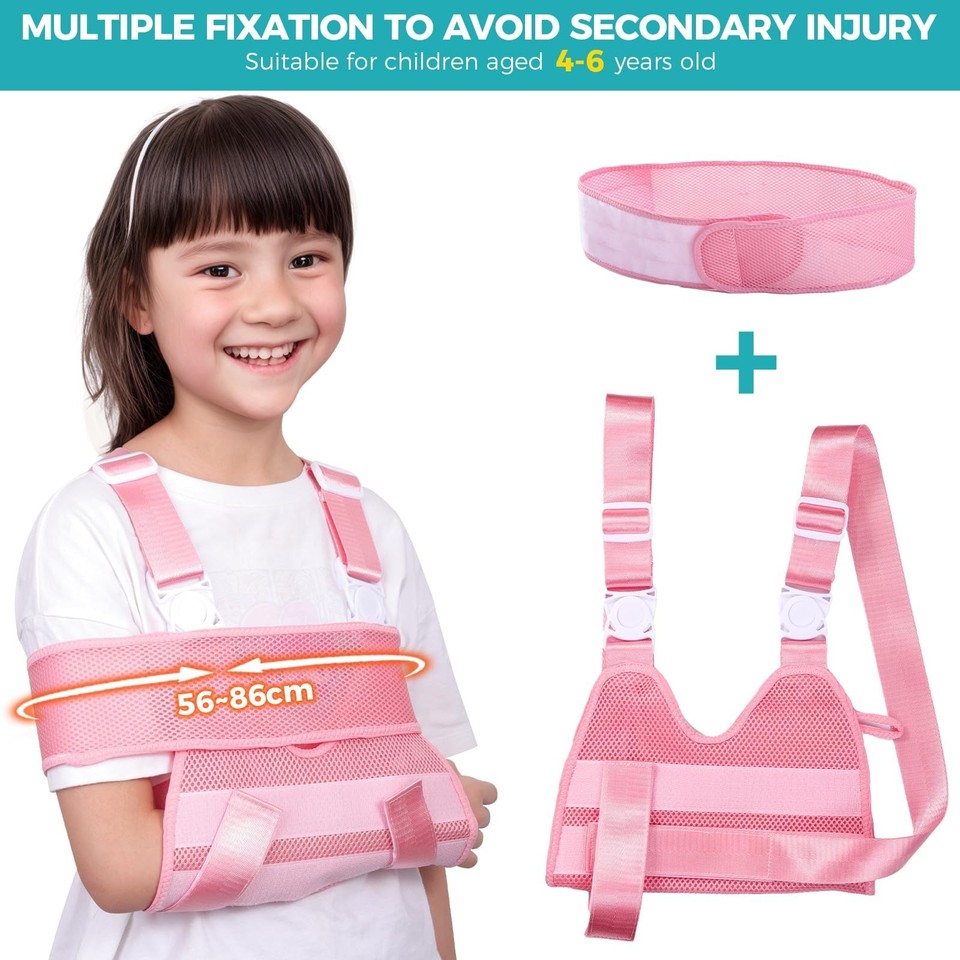 Kids Upper Extremity Sling, Breathable & Comfort Arm Sling Shoulder ...