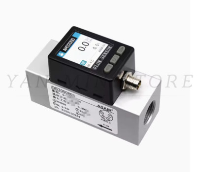 AMS2000 Digital Thermal Gas Mass Flowmeter Air Oxygen Nitrogen 0-200L ...