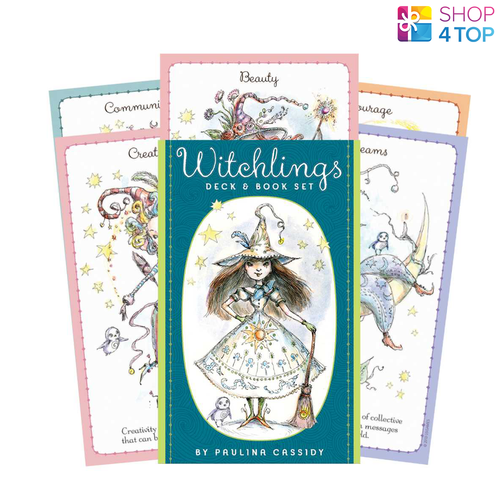 WITCHLINGS CARDS DECK & BOOK SET ENCHANTING SPELLS ENERGY US GAMES ...