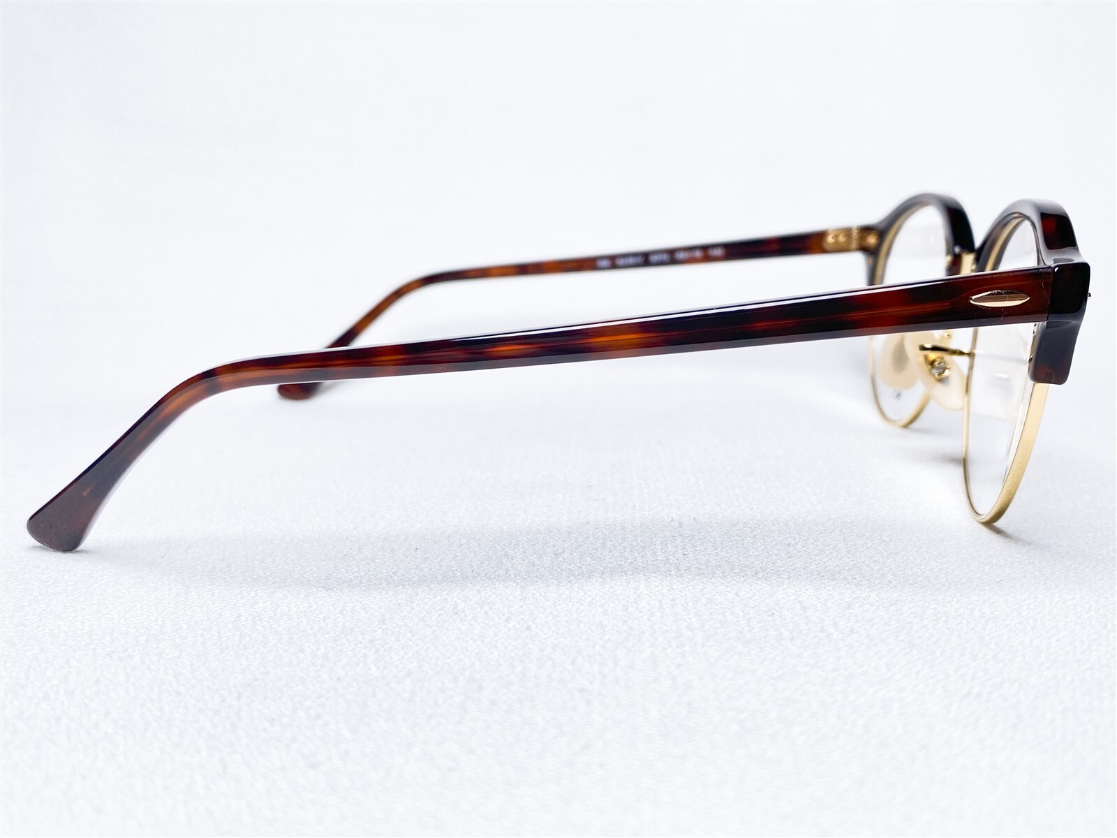 NEW Ray Ban Clubround RB4246V 2372 Red Havana Round Eyeglasses Frames ...