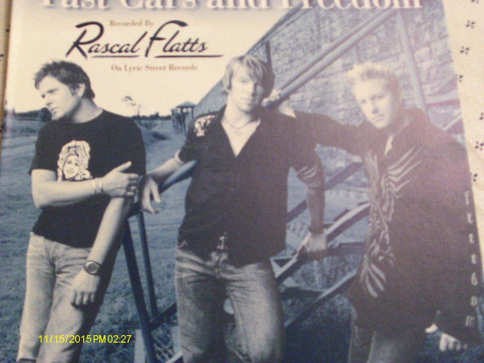 Rascal Flatts Fast Cars And Freedom 2001 Photo Sheet Music | eBay