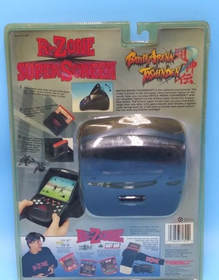 Tiger R Zone Super Screen Vintage 1996 Takara W/ Battle Arena Game for ...