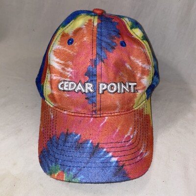Cedar Point Baseball Hat, Tie Dye Sewn | eBay