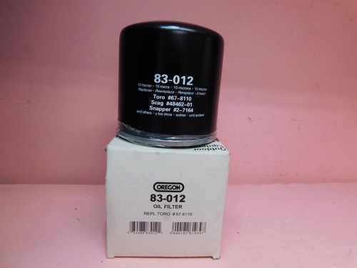 OREGON OIL FILTER REPL TORO 67-8110 # 83-012 --- BOX 6012 D | eBay