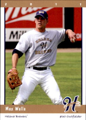 2011 Helena Brewers Grandstand 27 Max Walla Albuquerque New Mexico ...