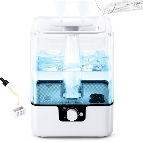 6L Home Humidifier, Cool Mist Top Fill Humidifier, 26dB Silent, with ...
