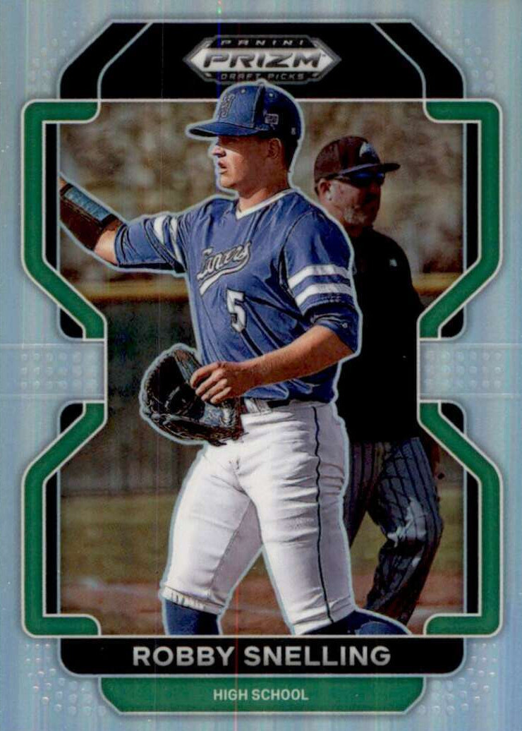 2022 Panini Prizm Draft Picks - Silver Prizm #PDP39 Robby Snelling (RC ...