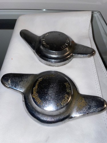 Set Of 2chrome wire wheel knock-off spinner nut set for an Austin ...
