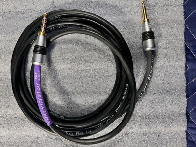 Analysis Plus Bass Oval Instrument Cable with 1/4" plugs 10 ft | eBay