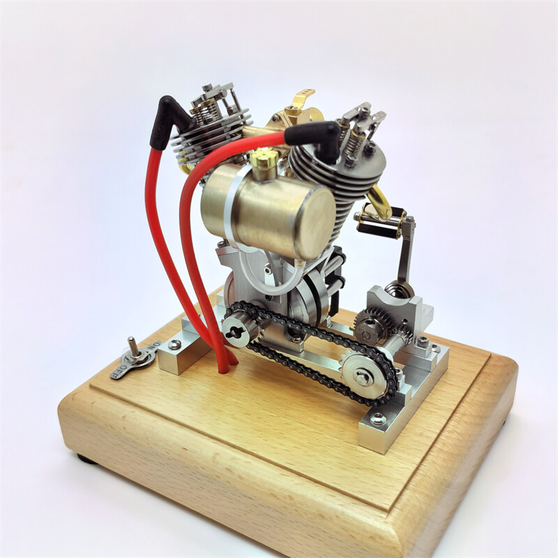 ENGINEDIY H08 Hoglet OHV V-Twin 4-Stroke Gasoline Motorcycle Engine ...
