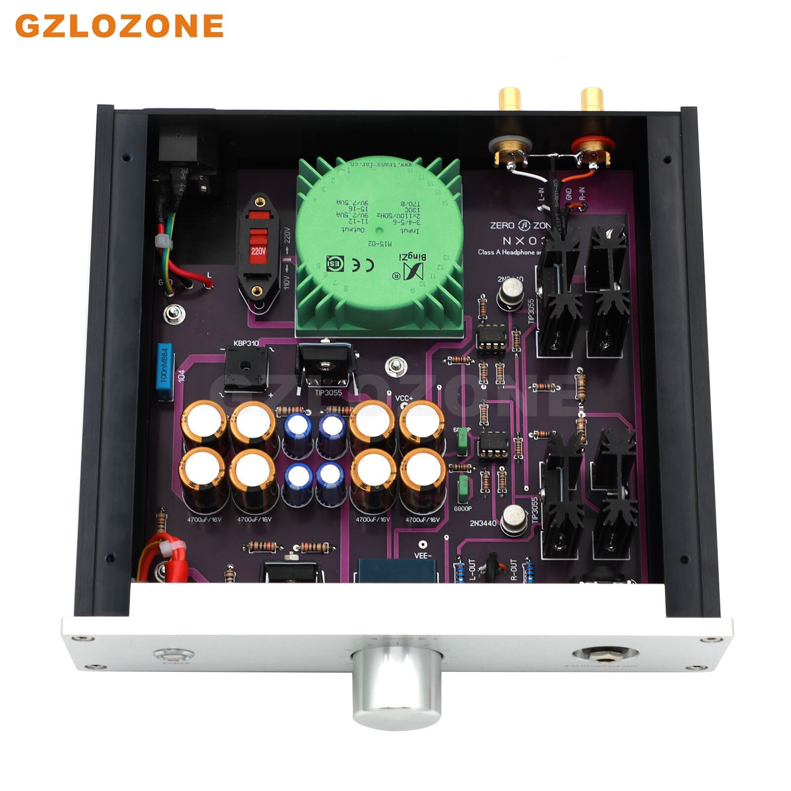 NX03 HIFI OPA2134PA Class A Headphone Amplifier Base On RudiStor NX-03 ...