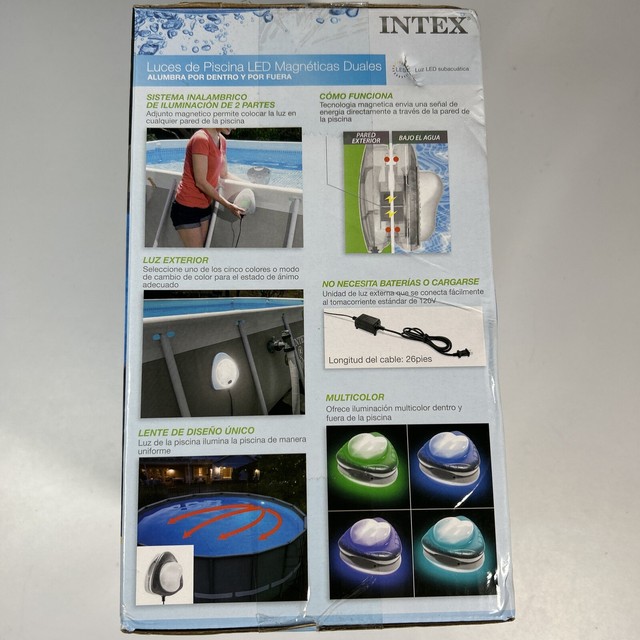 Intex 28697E Above Ground LED Swimming Pool Light for sale online | eBay