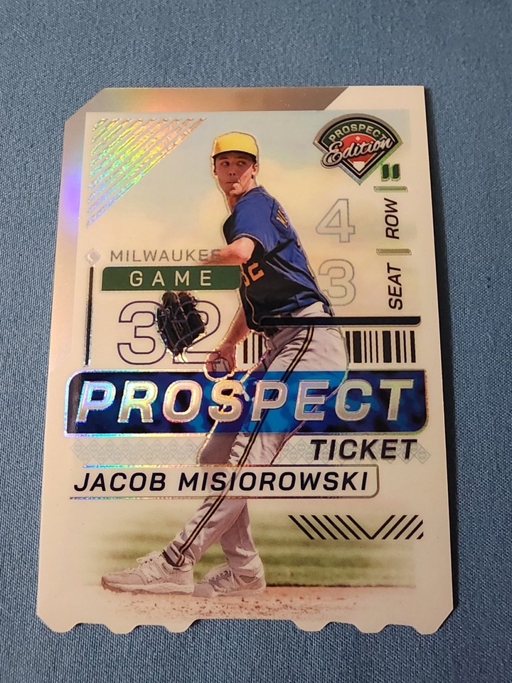 2024 Panini Prospect Jacob Misiorowski- PROSPECT TICKET DIE-CUT SILVER ...