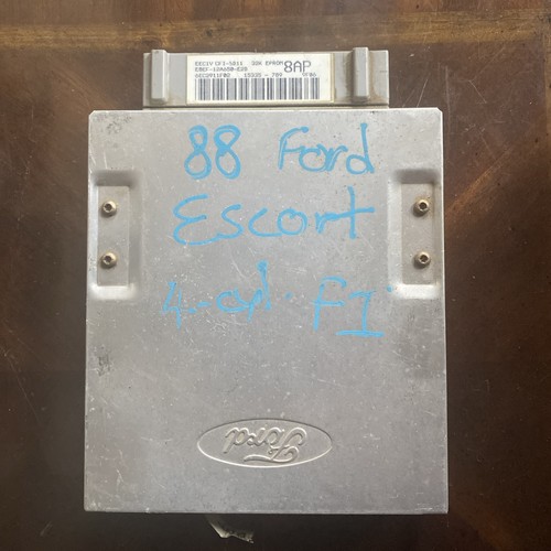1987-1990 Ford Escort E8EF-12A650-E2D, E8EF12A650E2D Engine Control ...
